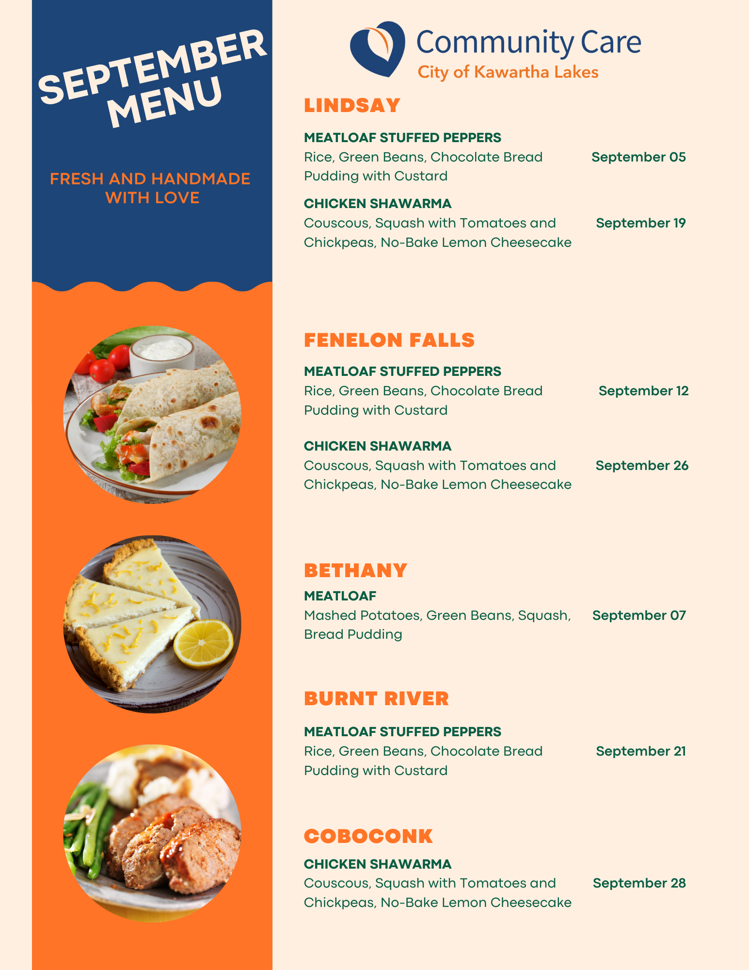 Community Dining - Community Care City of Kawartha Lakes